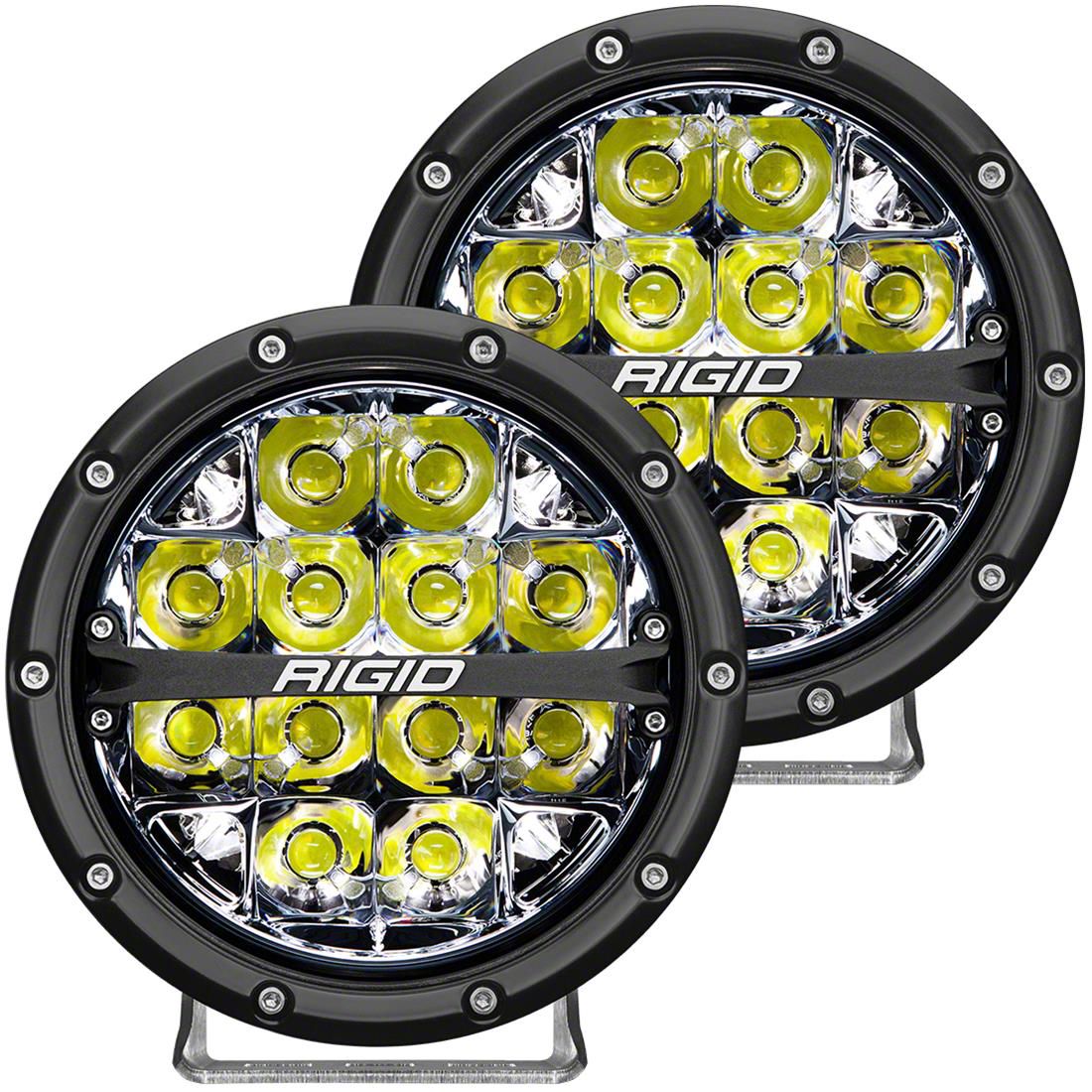 Rigid Industries Frontier 6-Inch 360-Series LED Off-Road Lights with ...