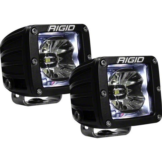 Rigid Industries Frontier Radiance LED Pod Lights with White Backlight ...