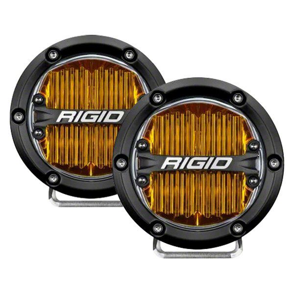 Rigid Industries Jeep Gladiator 360-Series PRO SAE Fog Lights; Yellow ...