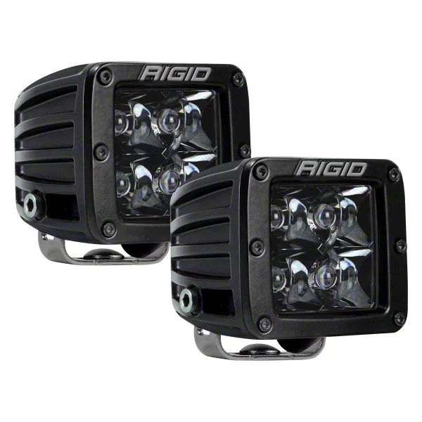 Rigid Industries Jeep Gladiator D-Series Pro LED Lights; Spot Midnight ...
