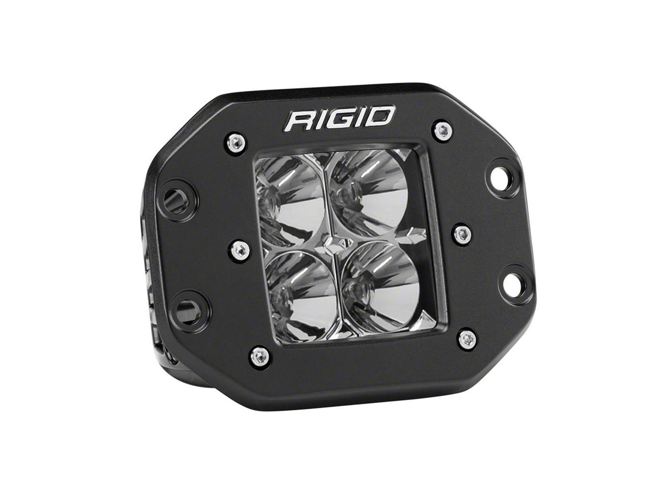 Rigid Industries Jeep Wrangler D-Series Pro Flush Mount LED Lights ...