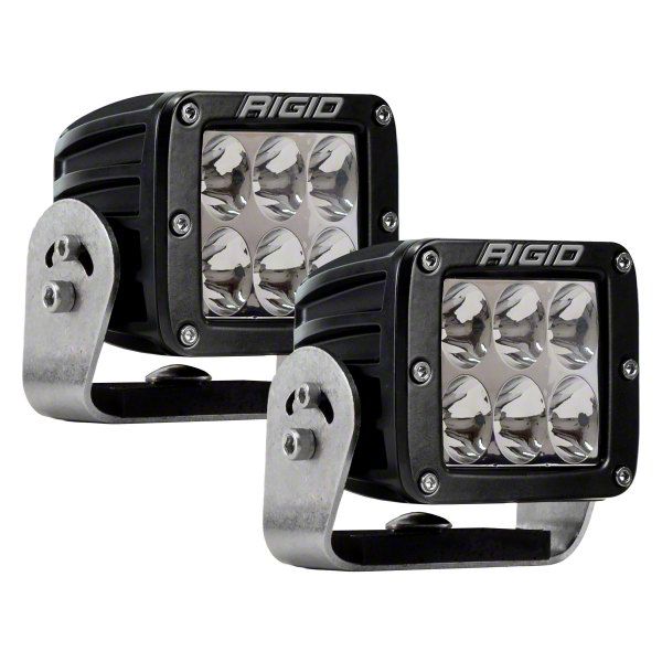 Rigid Industries Jeep Wrangler D-Series Pro HD LED Pod Lights; Driving ...