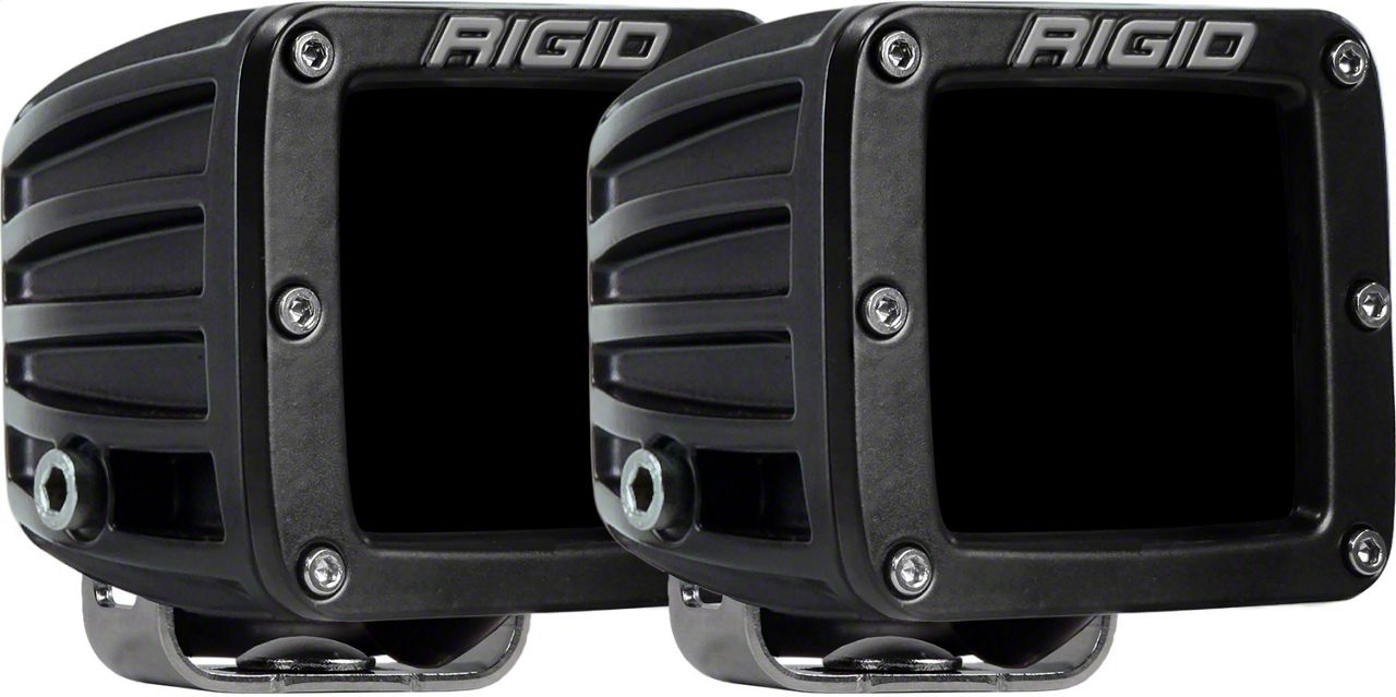 Rigid Industries Jeep Wrangler D-Series Pro LED Pod Lights; Infrared ...
