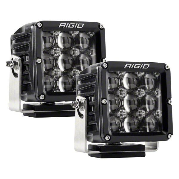 Rigid Industries Jeep Wrangler D-XL Pro Series LED Lights; Hyperspot ...
