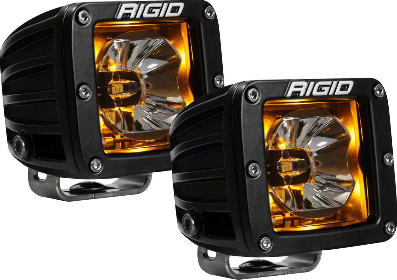 Rigid Industries Jeep Wrangler Radiance LED Pod Lights with Amber ...