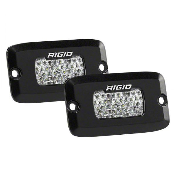 Rigid Industries Jeep Wrangler SR-M Series Pro Flush Mount LED Backup ...