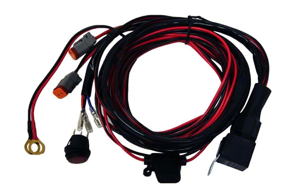 Rigid Industries Jeep Wrangler Wire Harness for D-Series and SR-Q ...