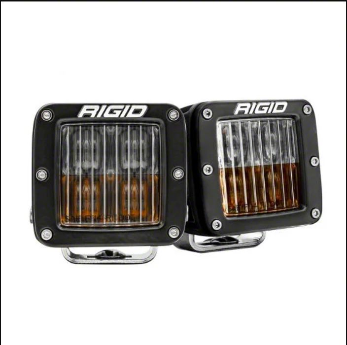 Rigid Industries Titan D-Series SAE LED Fog Lights; Yellow/White 50482 ...