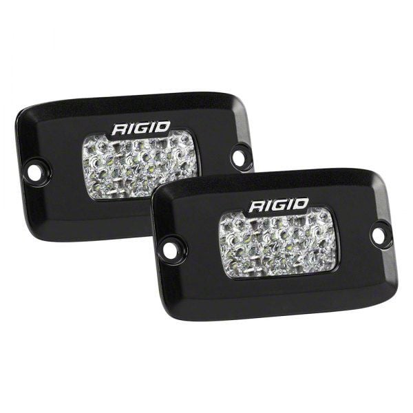 Rigid Industries Titan SR-M Series Pro Flush Mount LED Backup Light Kit ...