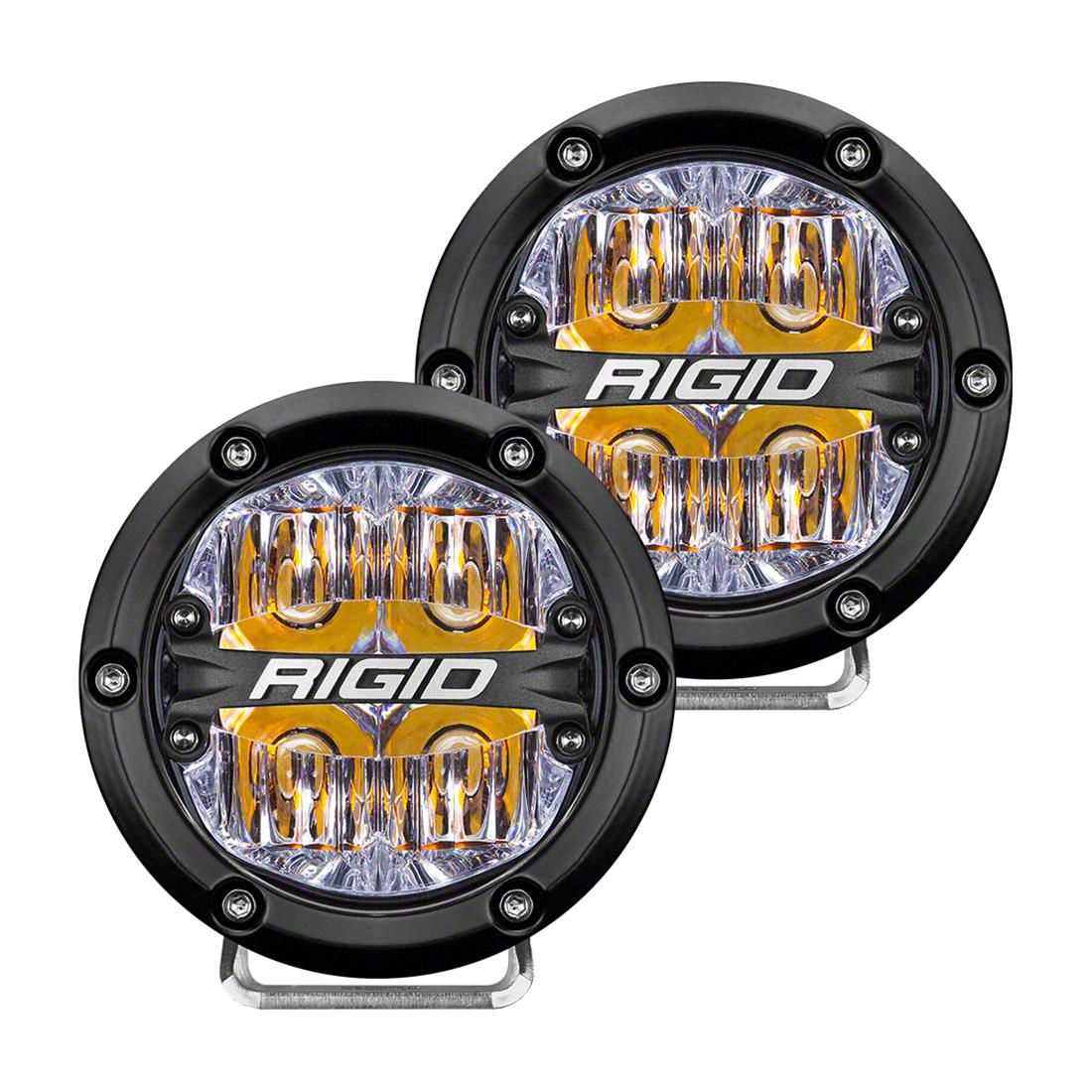 Rigid Industries Titan XD 4-Inch 360-Series LED Off-Road Lights with ...