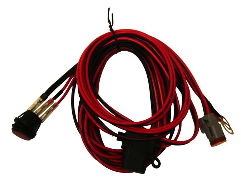 Rigid Industries Jeep Wrangler Wire Harness for 4 to 6-Inch E-Series ...