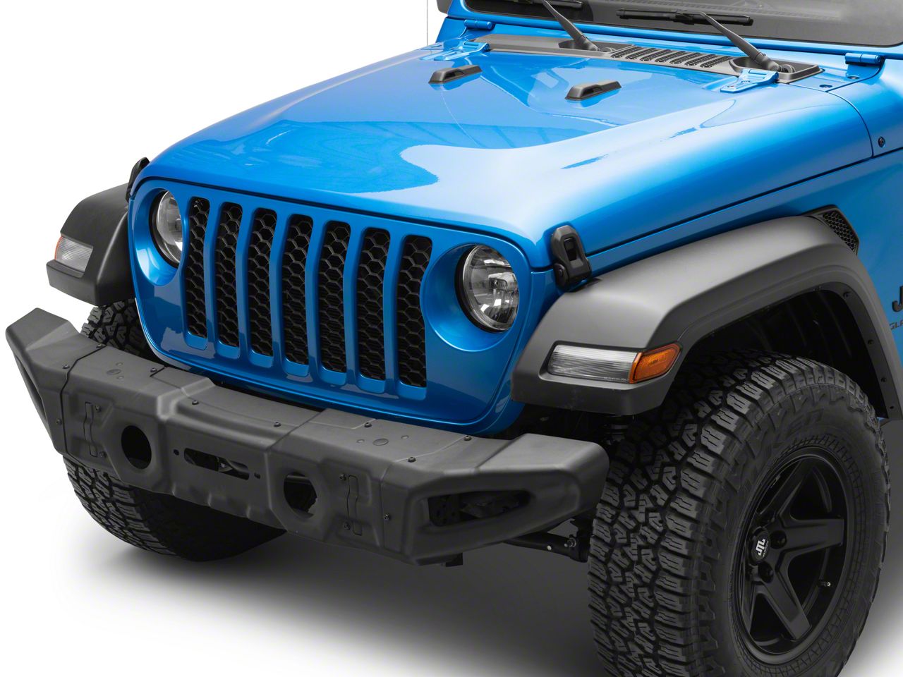 RIVAL 4x4 Jeep Gladiator Modular Stamped Steel Full Width Front Bumper 2D.2710.1.1 (20-25 Jeep ...