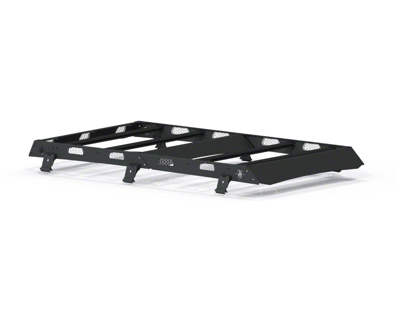 Road Armor Jeep Wrangler Modular Roof Rack; Textured Black 518RRS60B ...