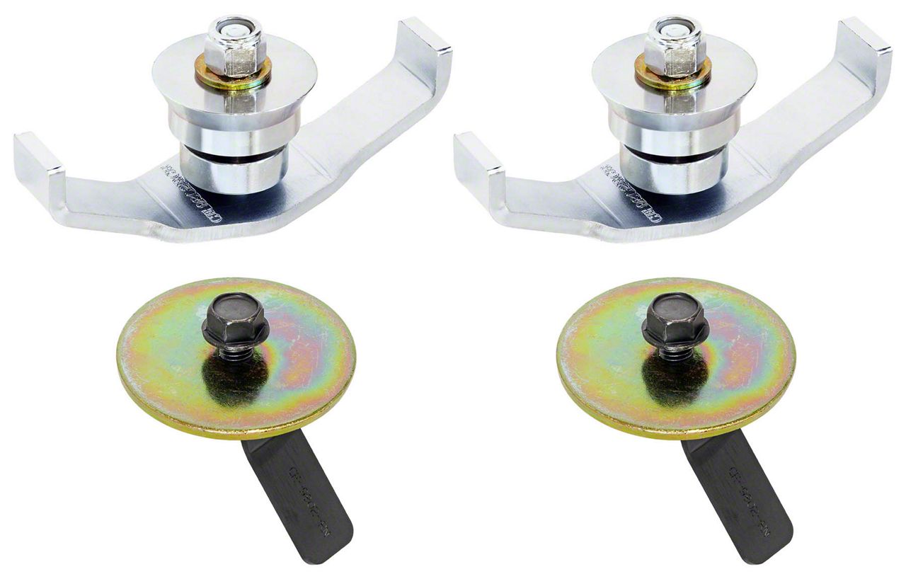 RockJock Jeep Wrangler Rear Coil Spring Retainer Kit CE-9807RRK (07-18 ...