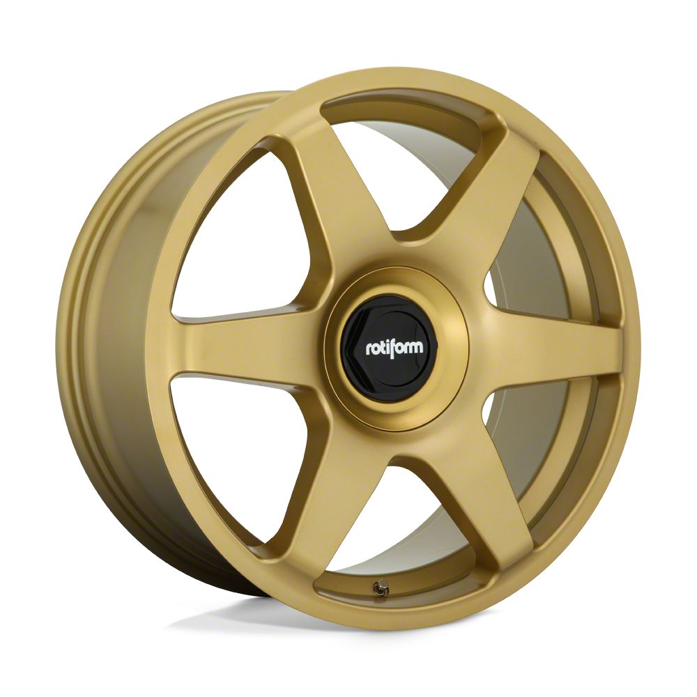 Rotiform Jeep Wrangler SIX Matte Gold Wheel; 19x8.5; 45mm Offset ...