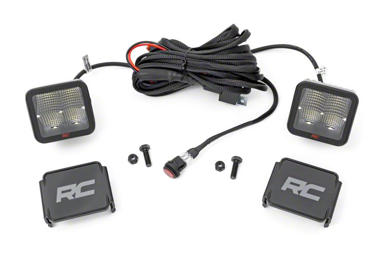 Rough Country Toyota 4-Runner 2-Inch Spectrum Series LED Cube Lights ...
