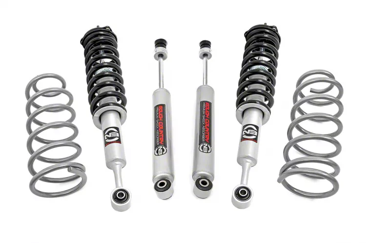 Rough Country Toyota 4-Runner 2-Inch Suspension Lift Kit with RR Coils ...