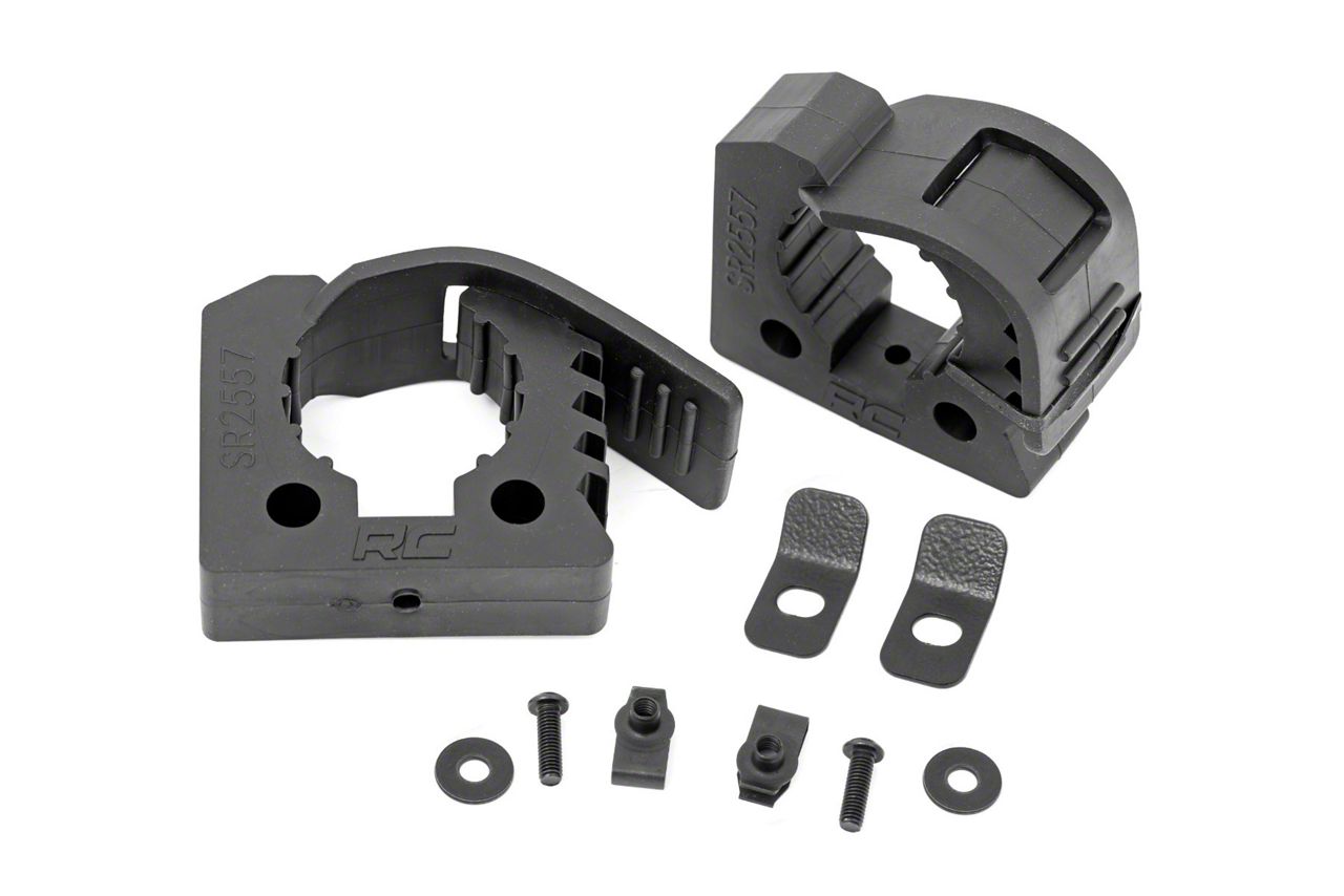 Rough Country Toyota 4-Runner Rubber MOLLE Panel Clamp Kit; 2-Clamps; 1 ...