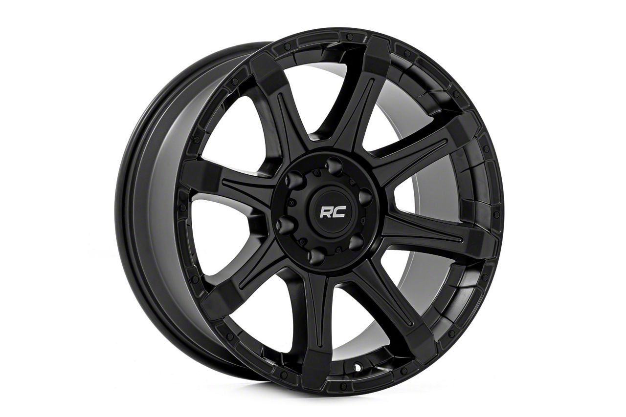 Rough Country Bronco 81 Series Semi Gloss Black 6-Lug Wheel; 20x9; 0mm ...