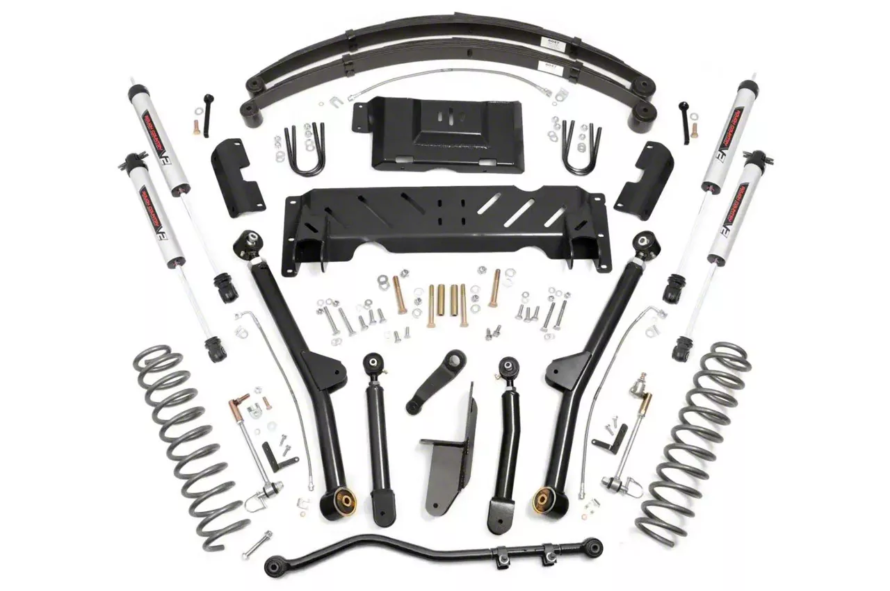 Rough Country Suspension Jeep Cherokee 4.50-Inch Long Arm Suspension ...