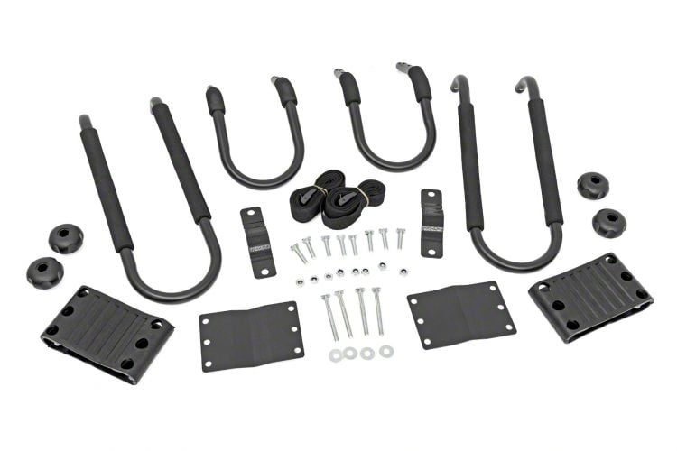Rough Country Jeep Gladiator Kayak Roof Rack Bracket Kit 99055 ...