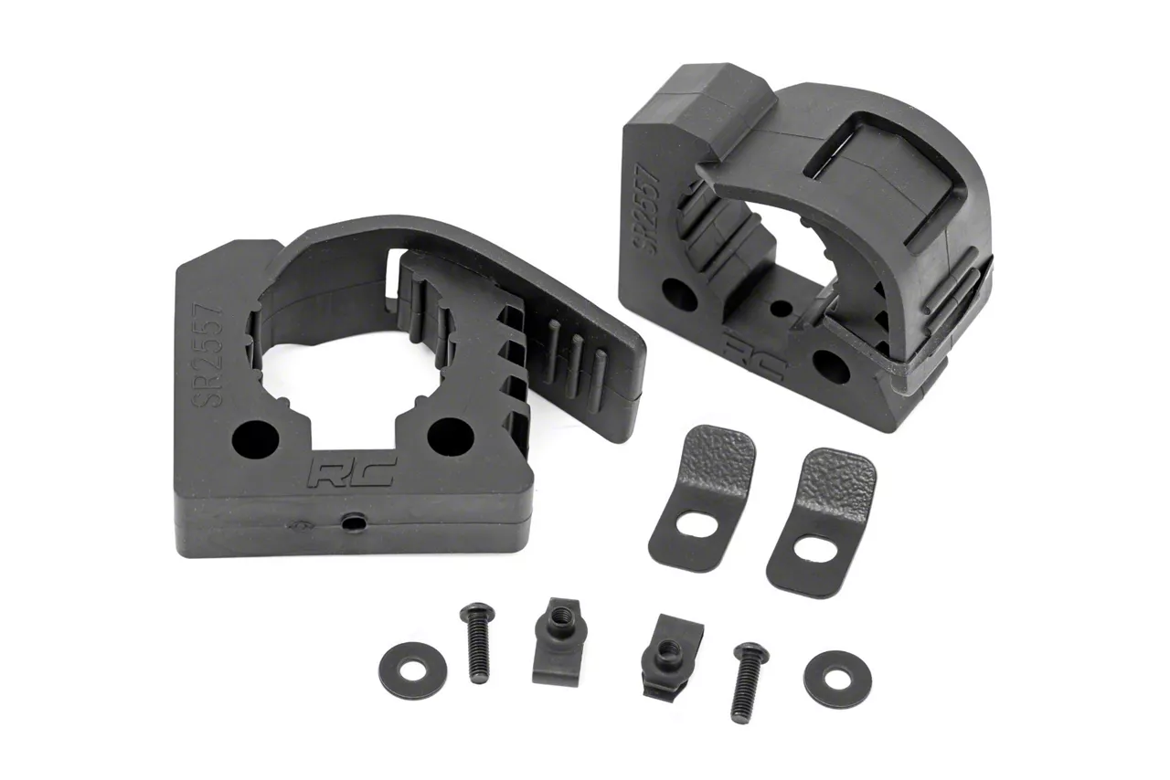 Rough Country Jeep Gladiator Rubber MOLLE Panel Clamp Kit; 2-Clamps; 1 ...