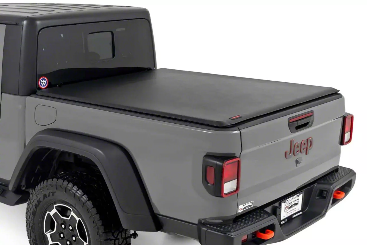 Rough Country Jeep Gladiator Soft Roll Up Tonneau Cover 42620500 (20-26 ...