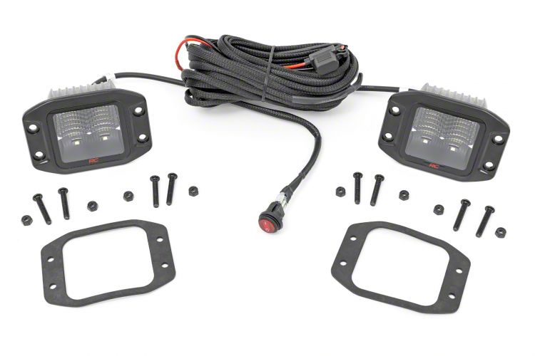 Rough Country Offroad Jeep Wrangler 2-Inch Spectrum Series LED Cube ...