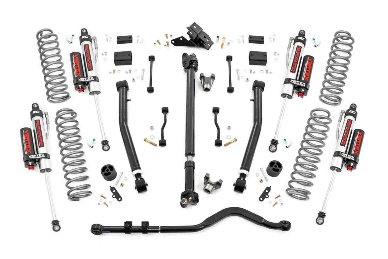 Rough Country Jeep Wrangler 3.50-Inch Suspension Lift Kit with ...