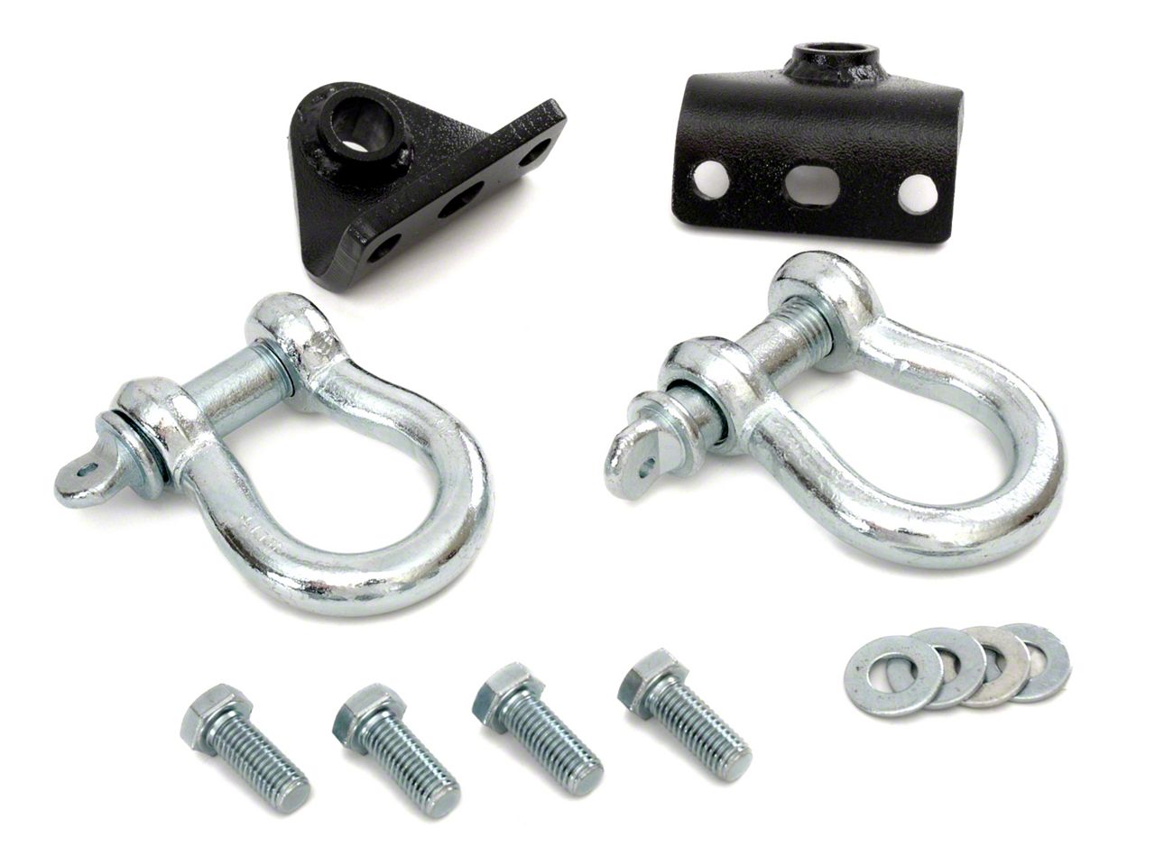 Rough Country Jeep Wrangler D-Ring Kit 1169 (87-06 Jeep Wrangler YJ & TJ)