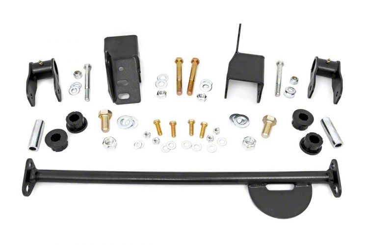 Rough Country Suspension Jeep Wrangler Front Shackle Reversal Kit 5059 ...