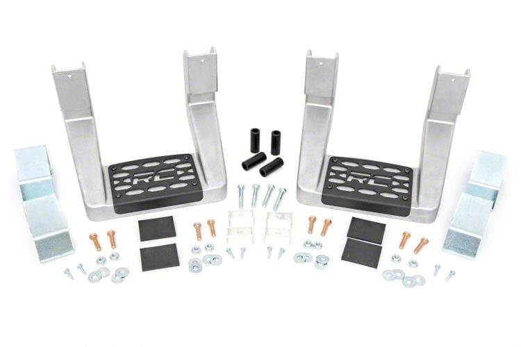 Rough Country Jeep Wrangler Single Hoop Side Steps 117510 (Universal ...