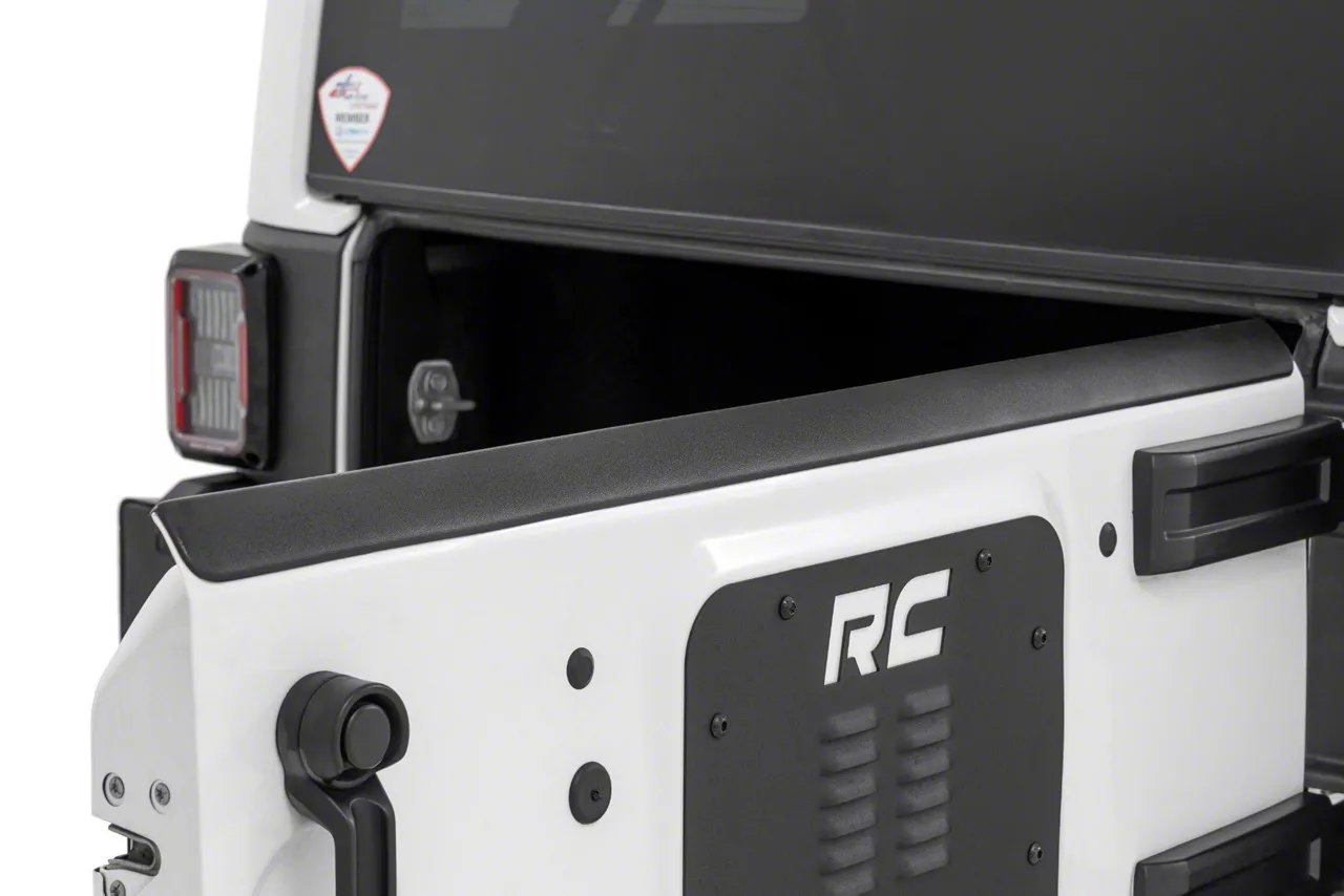 Rough Country Jeep Wrangler Trail Cladding Tailgate Protector TC73260 ...