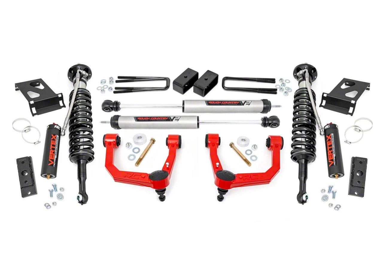 Rough Country Tacoma 3.50-Inch Bolt-On Suspension Lift Kit with Vertex ...