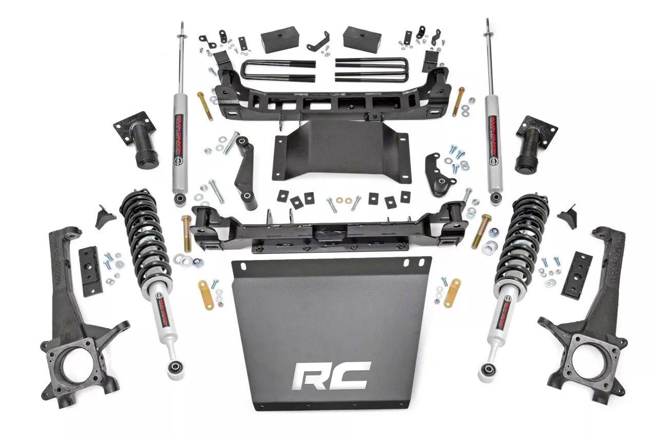 Rough Country Suspension Tacoma 4-Inch Suspension Lift Kit with N3 ...