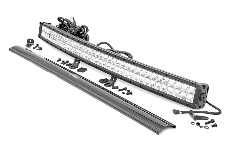 Rough Country Tacoma 40-Inch Chrome Series White DRL LED Light Bar ...