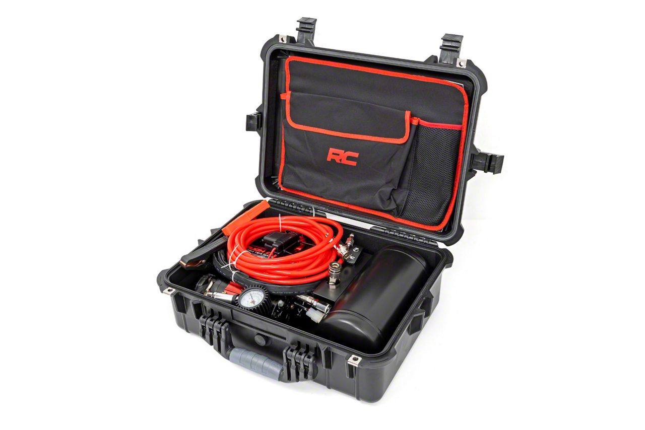 Rough Country Tacoma Portable Twin Air Compressor with Carry Case RS208 ...