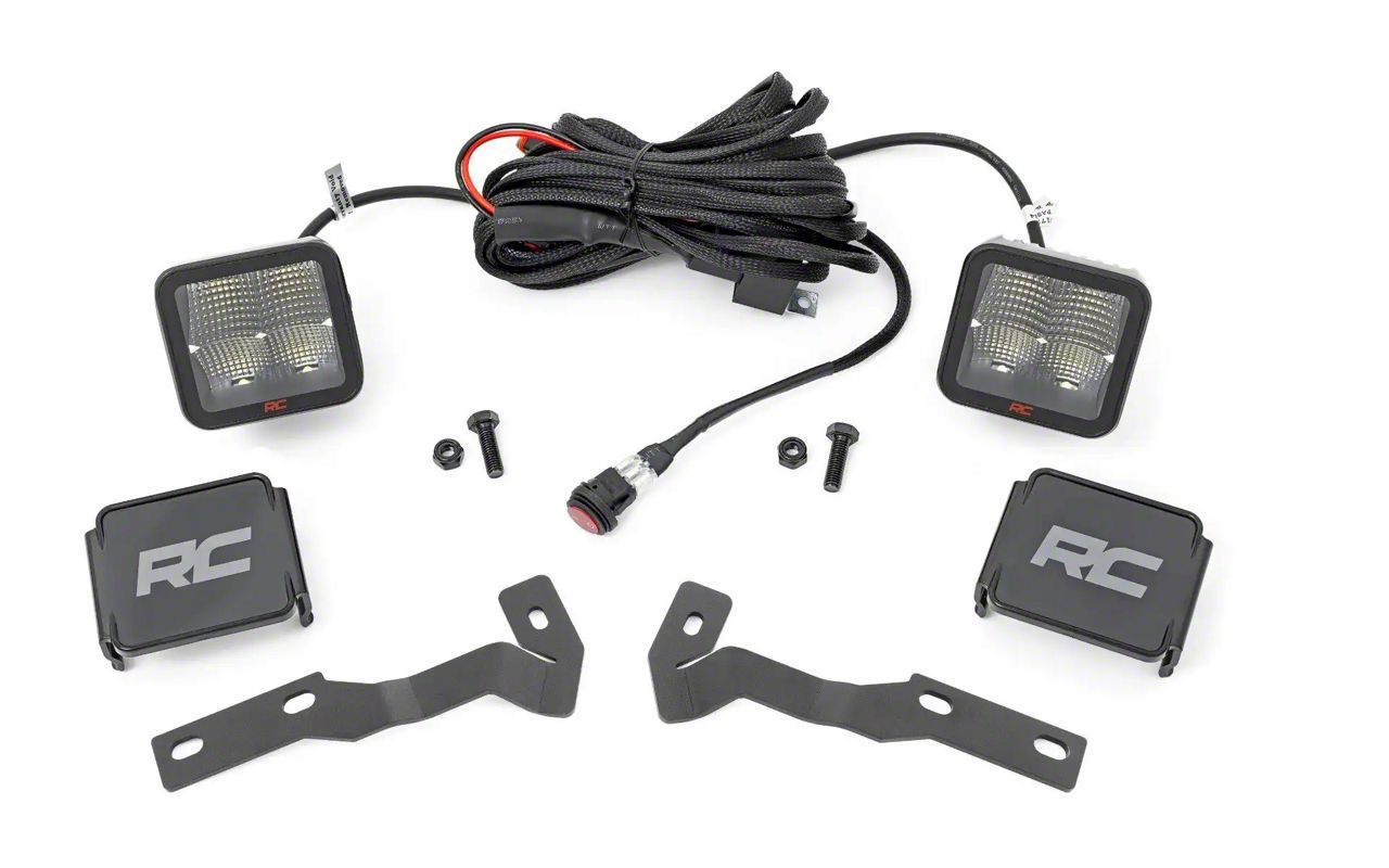 Rough Country Suspension Tacoma Spectrum Series LED Ditch Light Kit ...