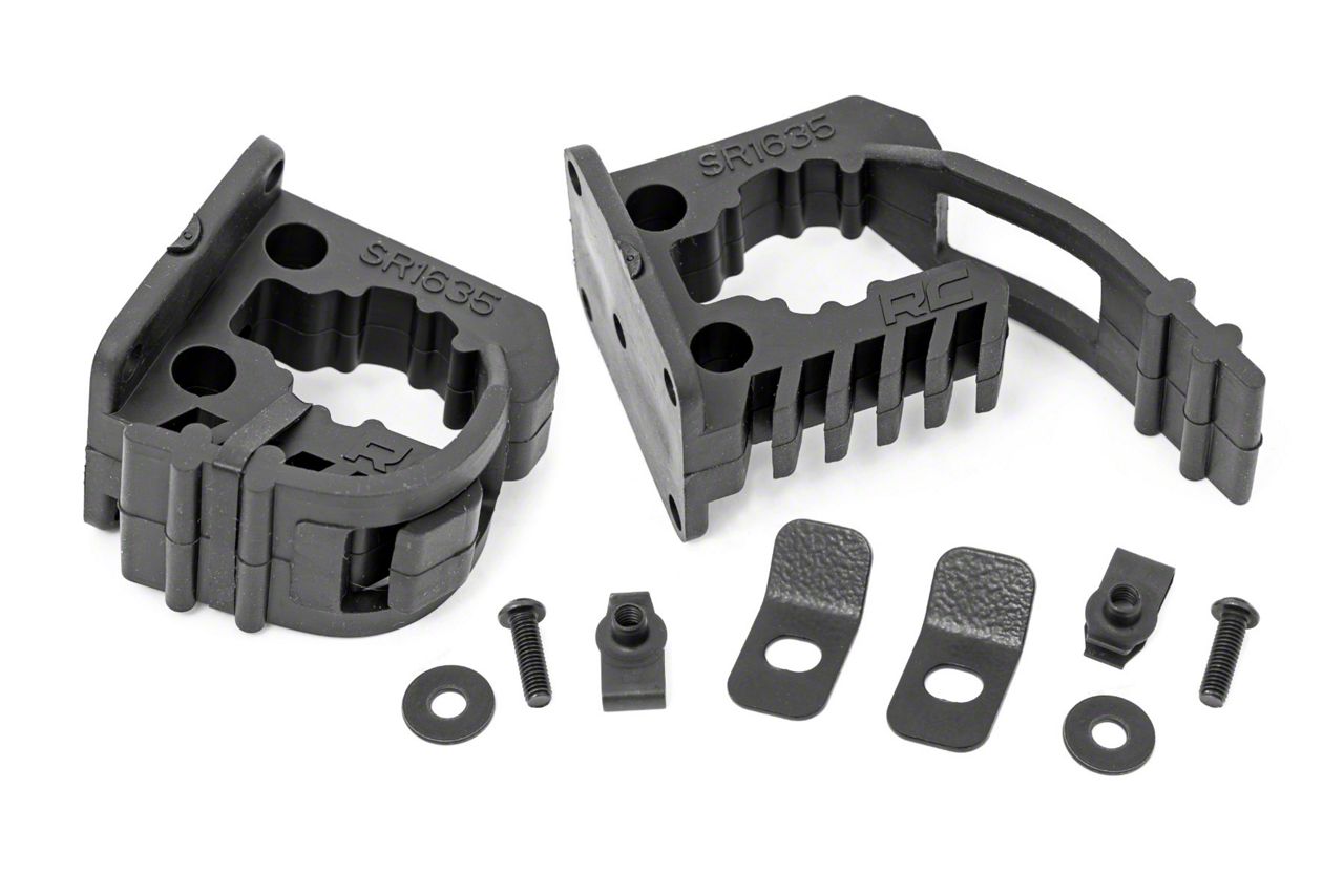 Rough Country Titan XD Rubber MOLLE Panel Clamp Kit; 2-Clamps; 5/8-Inch ...