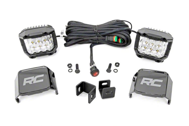 Rough Country Offroad Tundra 3-Inch Osram Wide Angle Series LED Ditch ...
