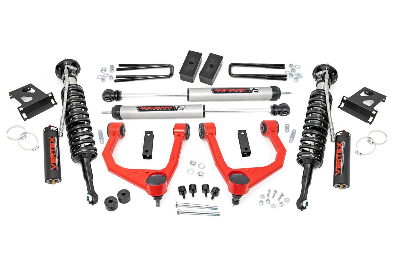 Rough Country Suspension Tundra 3.50-Inch Bolt-On Suspension Lift Kit ...
