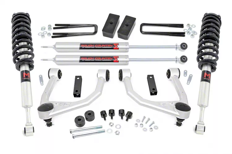 Rough Country Suspension Tundra 3.50-Inch Suspension Lift Kit with M1 ...
