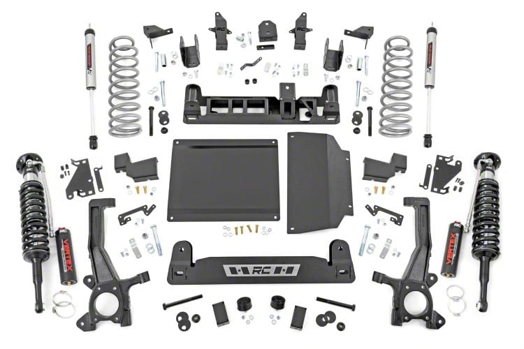 Rough Country Tundra 6-Inch Suspension Lift Kit with Front Vertex Coil ...