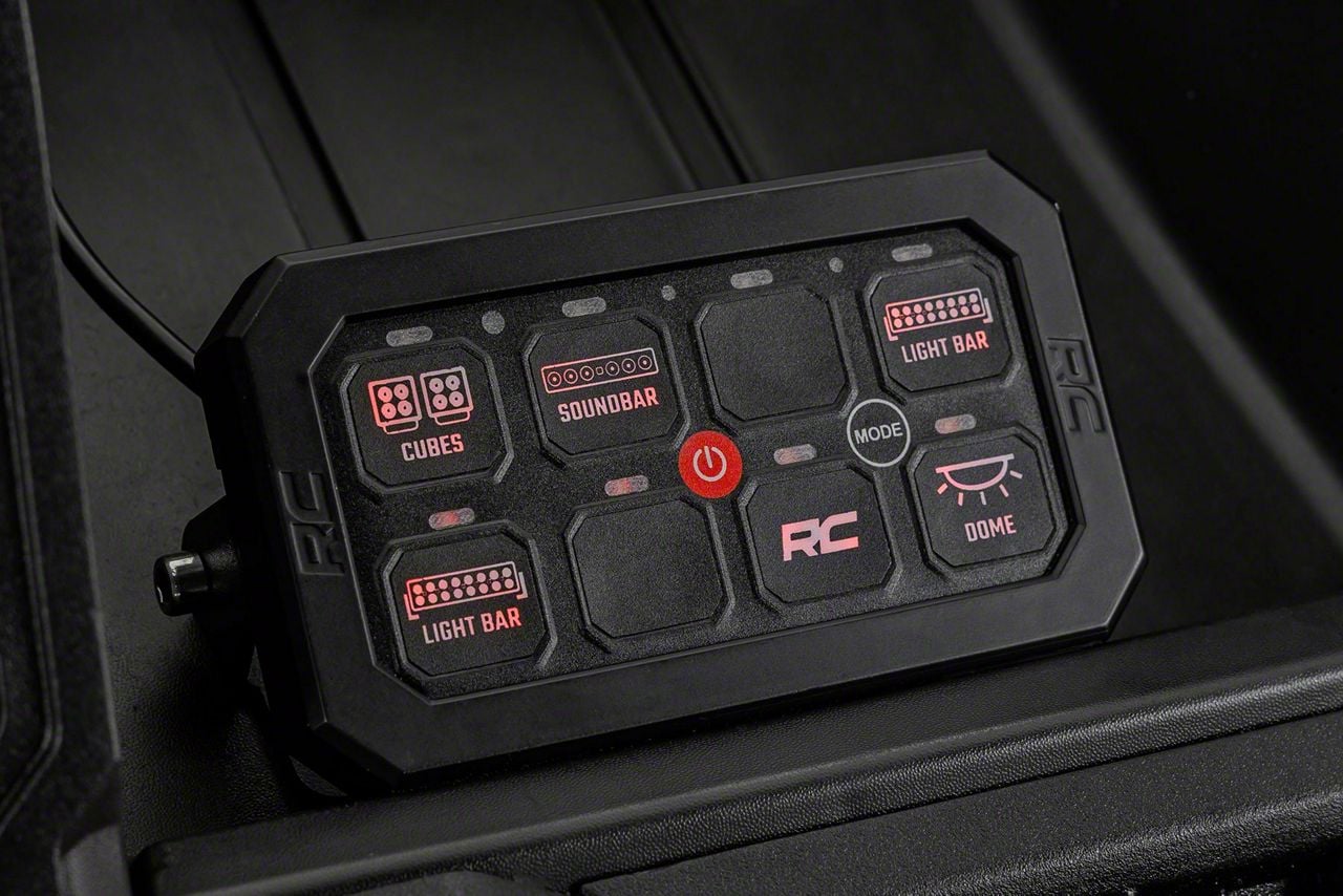 Rough Country Offroad Tundra 8-Gang Switch Panel 70970A (Universal ...