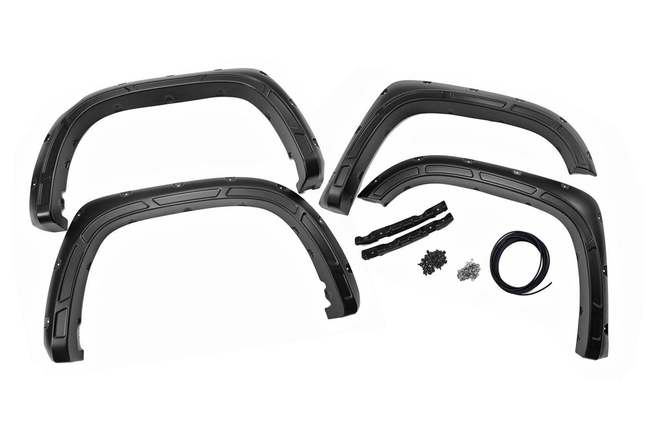 Rough Country Suspension Tundra Defender Fender Flares; Cavalry Blue A ...