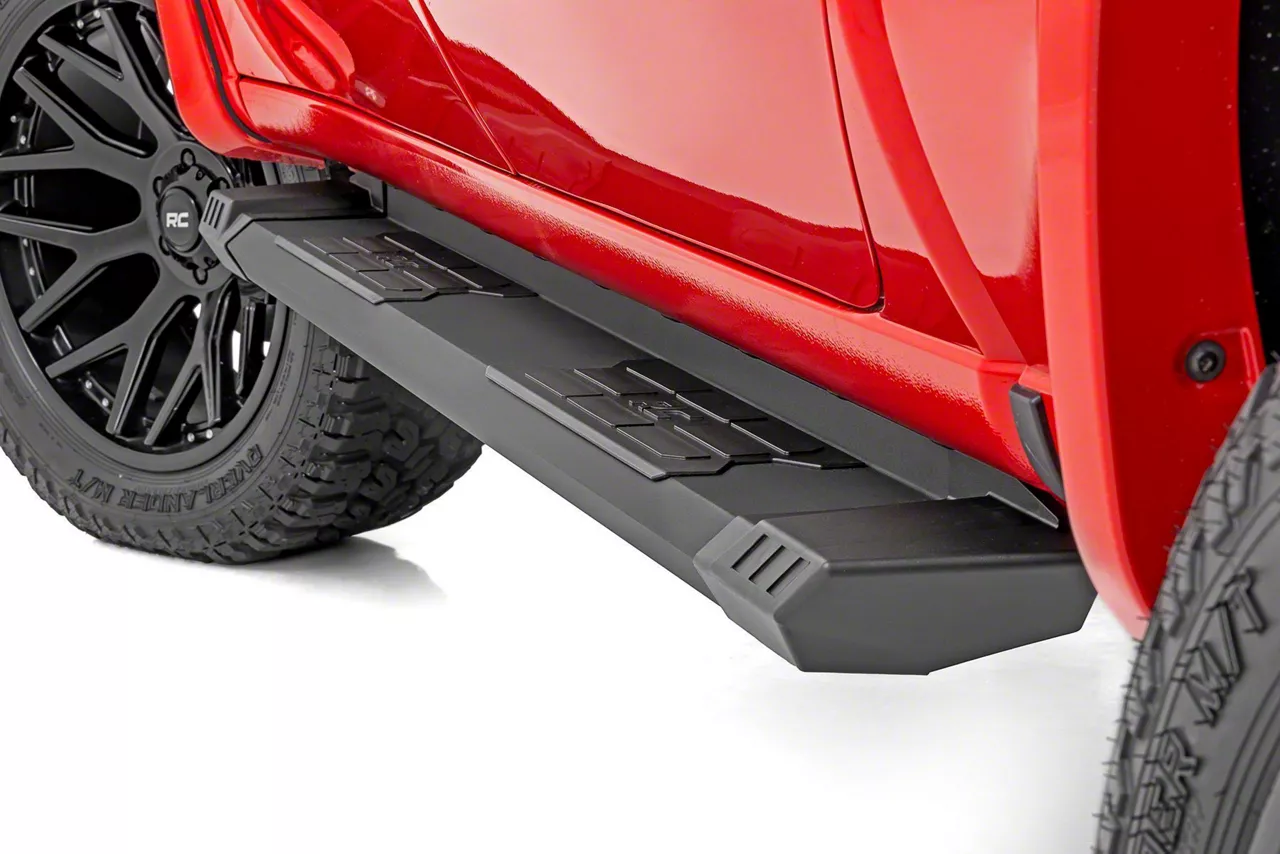 Rough Country Tundra HD2 Running Boards; Black SRB072291A (22-26 Tundra ...