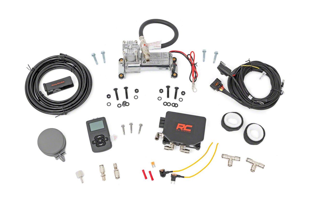 Rough Country Tundra Wireless Air Bag Controller Kit with Compressor ...