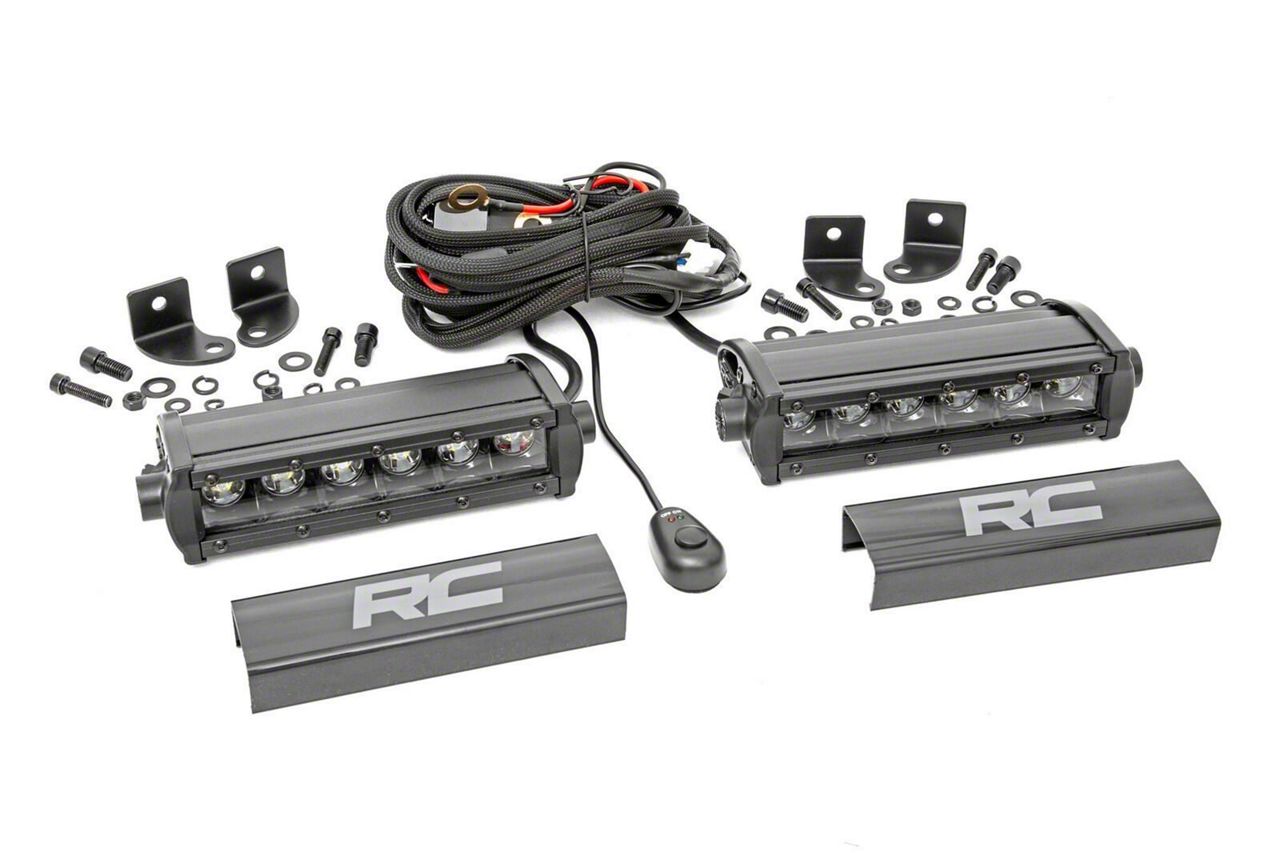 Rough Country Suspension Universal XT 6-Inch Black Series Single Row ...