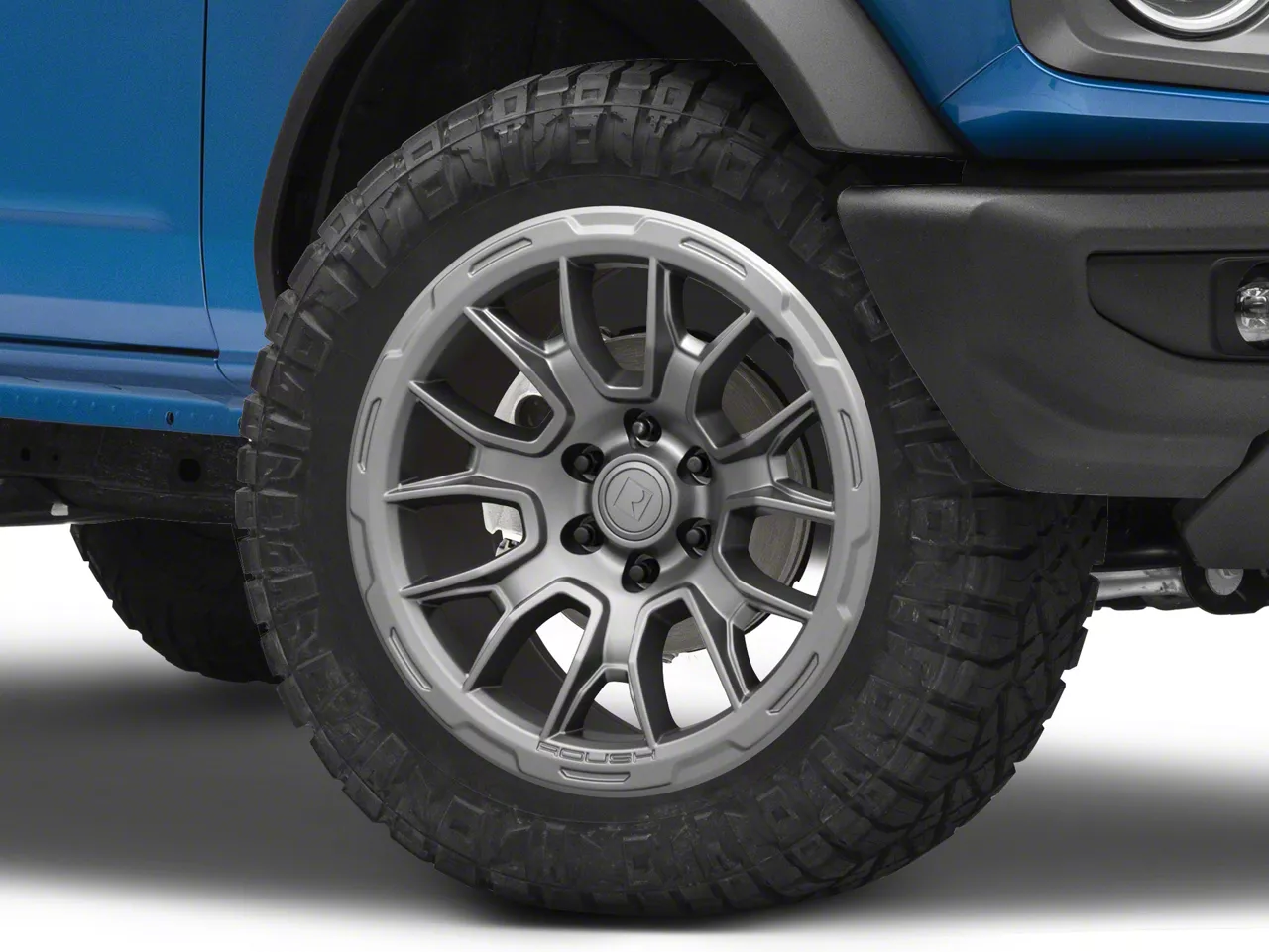 Roush Bronco Iridium Gray 6-Lug Wheel; 20x9; 18mm Offset 422288 (22-26 ...