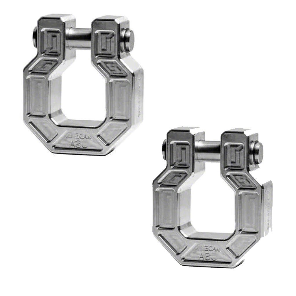 Royal Hooks Jeep Gladiator Aluminum Royal Show Shackles; Raw RHO-12017 ...